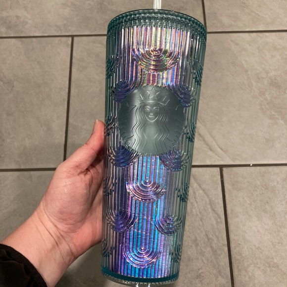Starbucks | Accessories | Starbucks Venti Mermaid Scales Cold Cup ...